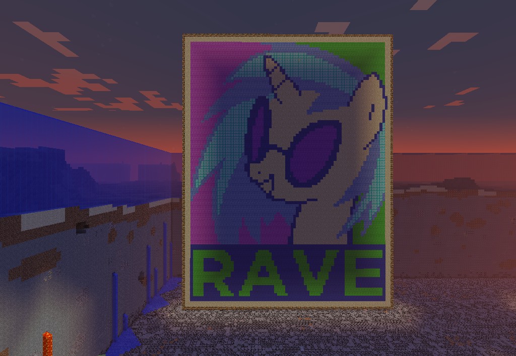 Rave Poster Minecraft Map