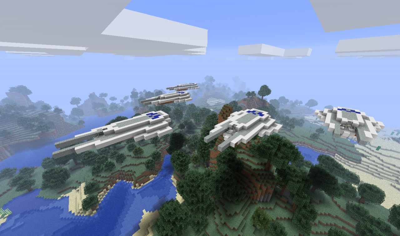 Homeworld 2 - Hiigaran Interceptor Minecraft Map