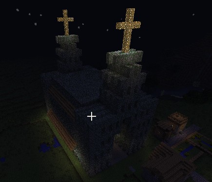 Jenga style Cathedral Minecraft Map