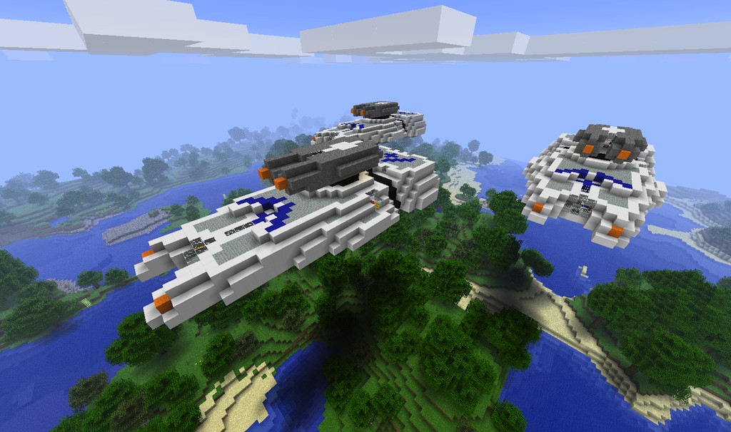 Homeworld 2 - Hiigaran Gunship Minecraft Map