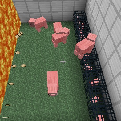 automatic pig killer and meat cooker Minecraft Map
