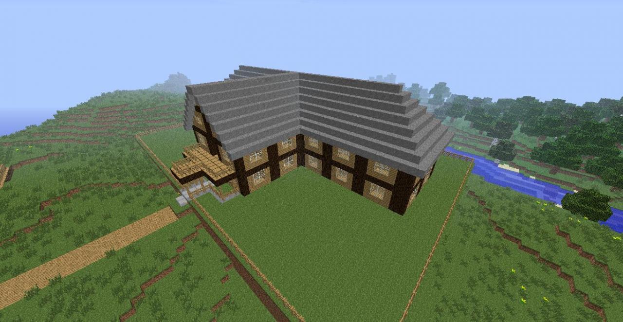Hillside Manner Minecraft Map
