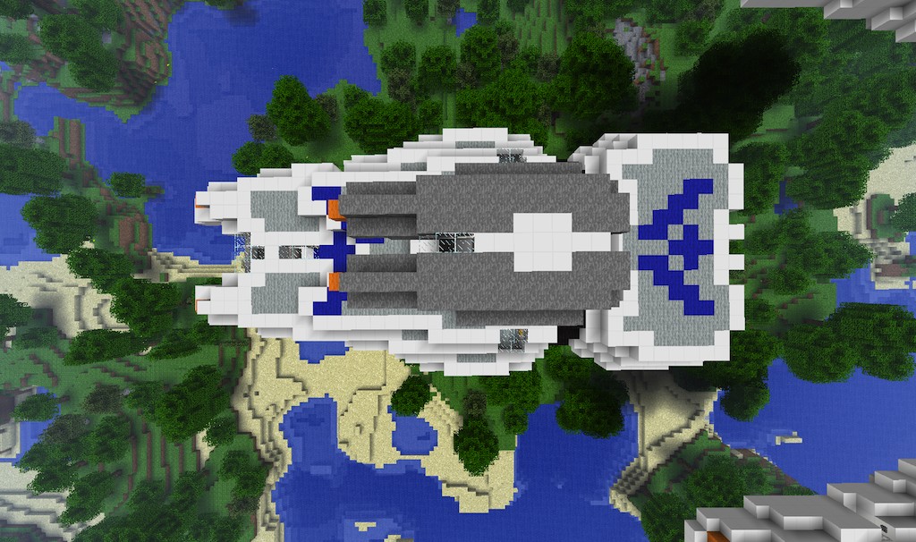 Homeworld 2 - Hiigaran Gunship Minecraft Map