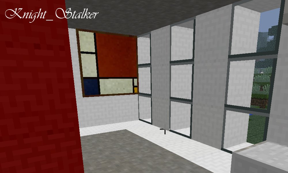 [1.0.0] Modern Home (Red) Minecraft Map