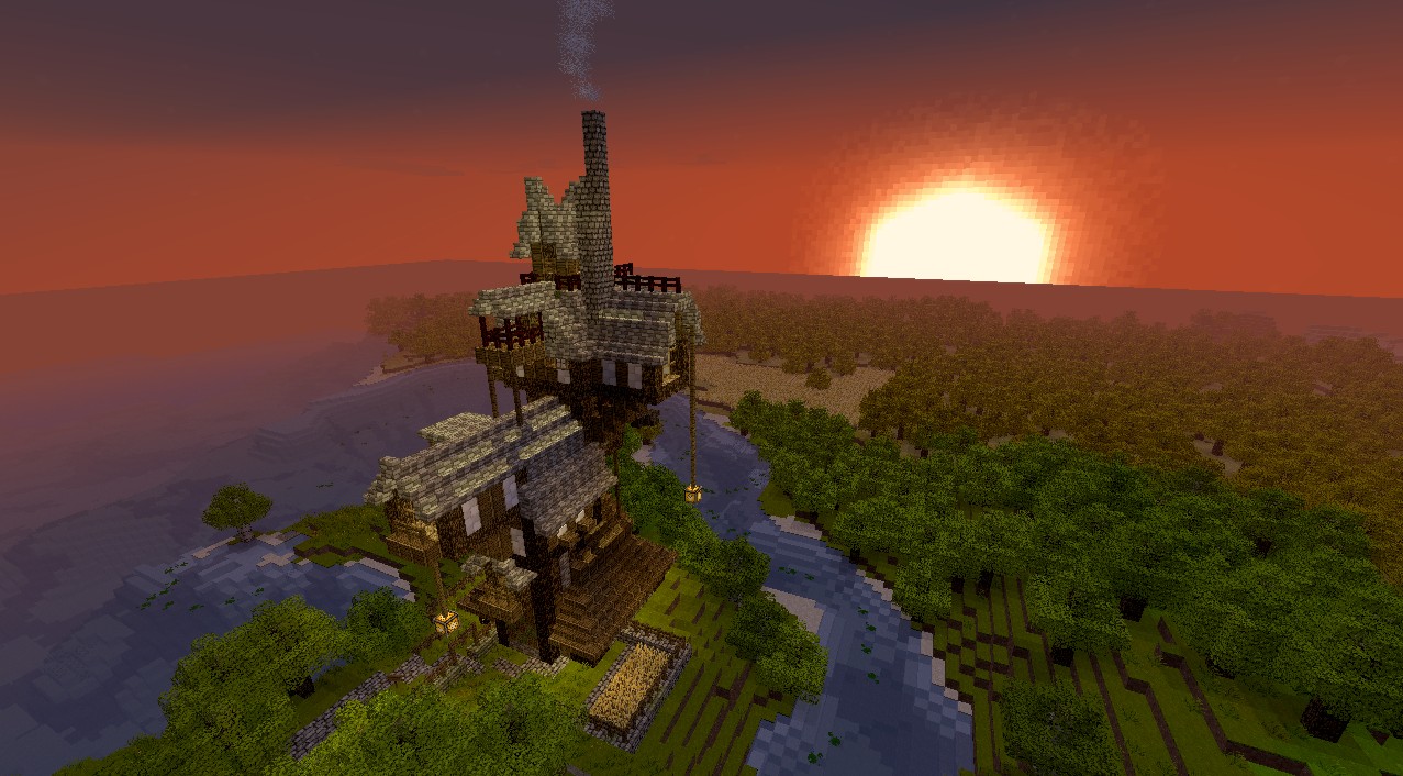 The Burrow from Harry Potter Minecraft Map