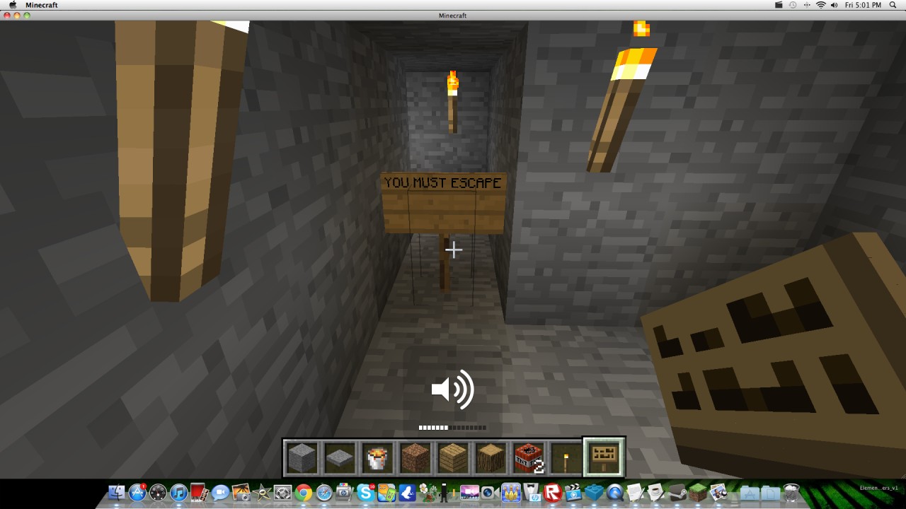 Escape the caves! Minecraft Map