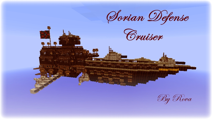 Sorian Defense Cruiser Minecraft Map
