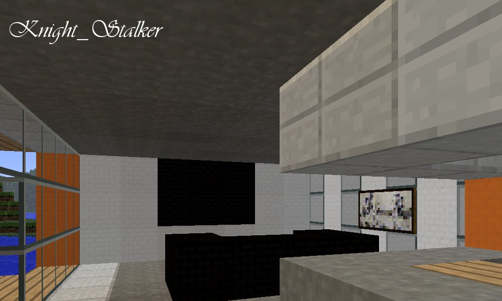 [1.0.0] Modern Home (Orange) Minecraft Map