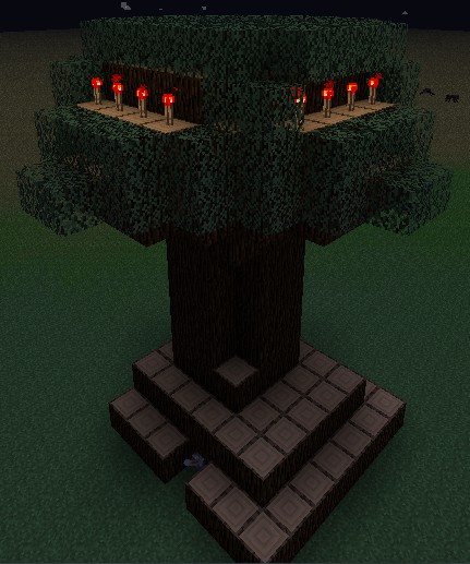 Auto Christmas tree light Minecraft Map