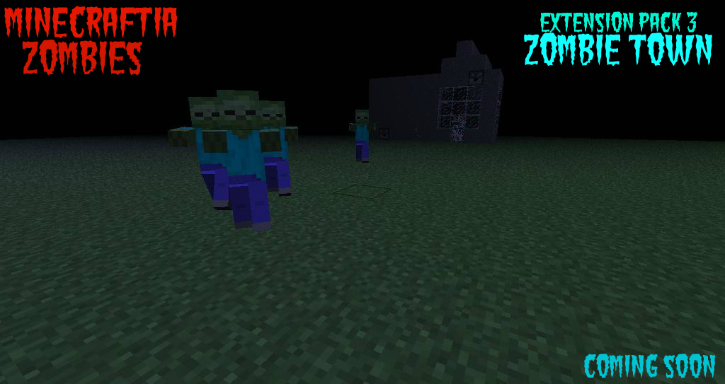 Minecraftia Zombies extension pack 3 (zombie town) preview Minecraft Map