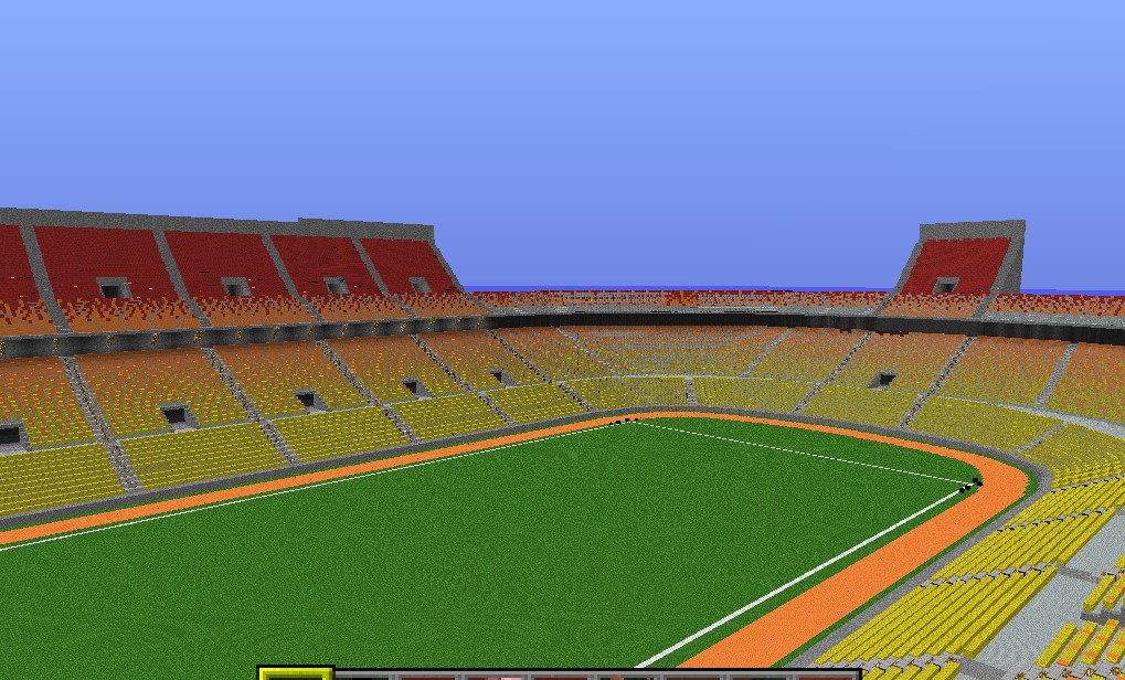 Biggest Minecraft athletics stadium ever . new screens / images ...