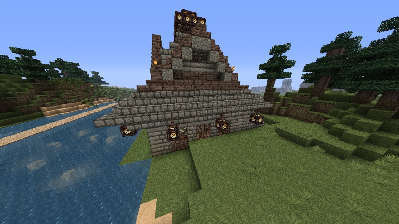 Boxy House Minecraft Map