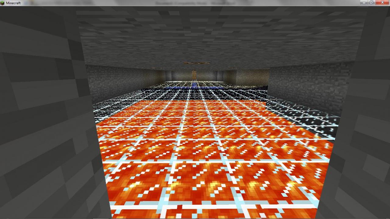 Temple of Lava and Water Minecraft Map