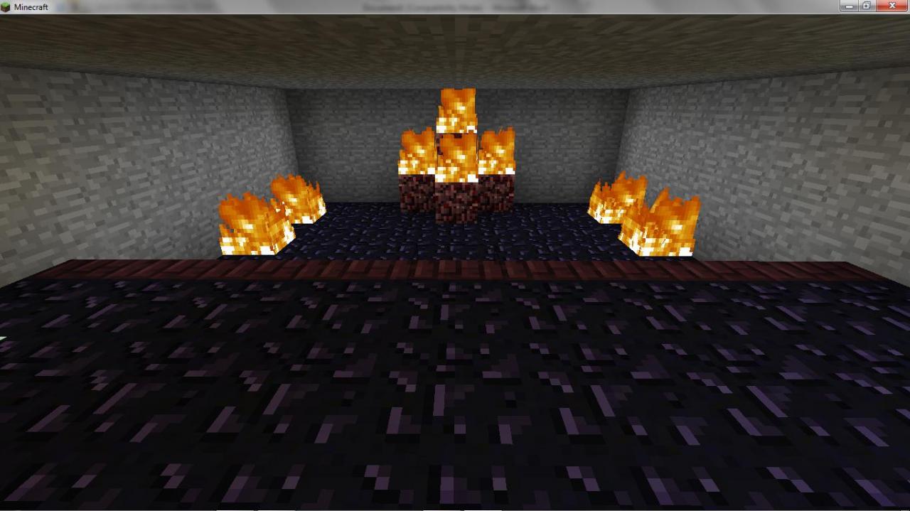 Temple of Lava and Water Minecraft Map