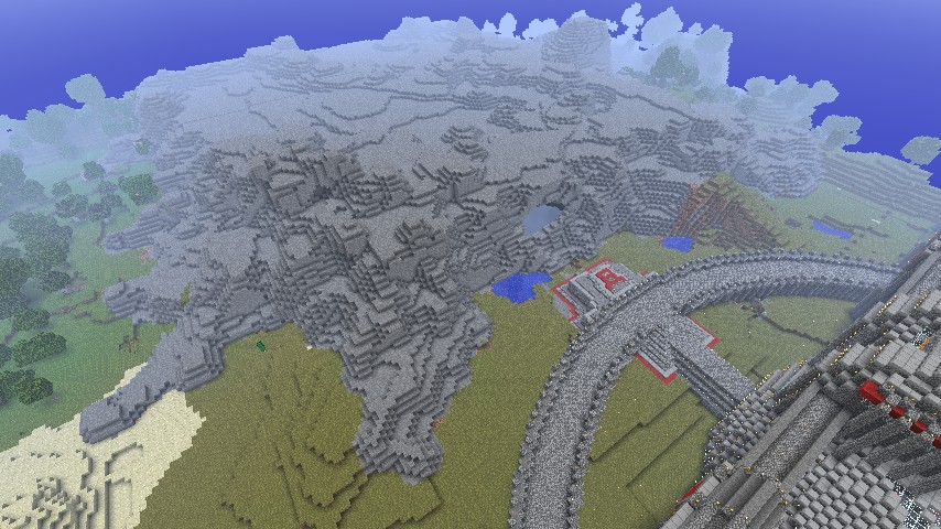Mountain Pass Minecraft Map