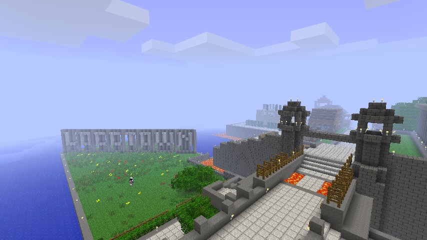 Large Survival Town! see description Minecraft Map