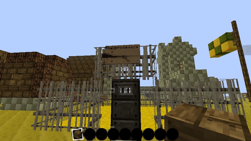 NPC village set up Minecraft Map