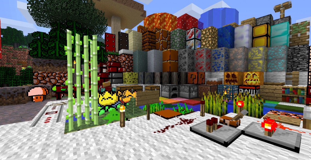 Mario 8-Bit Texture Pack (4200+ Views 600+ Downloads) Minecraft Texture ...