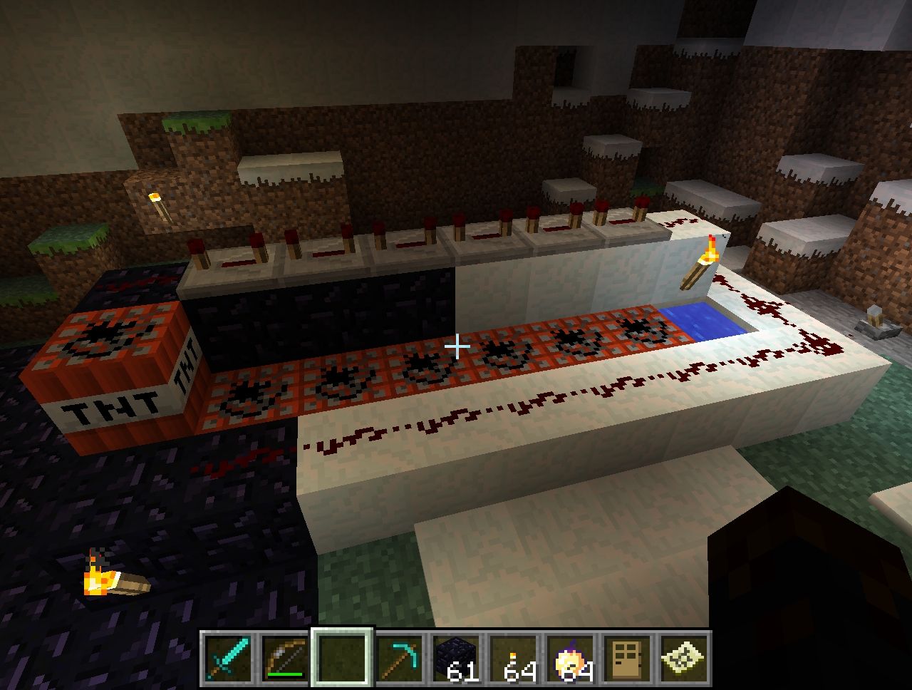 TNT cannon (Adjustable Range) Minecraft Map