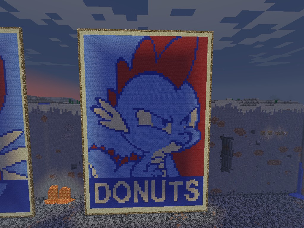 Donuts Poster Minecraft Map