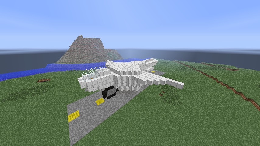 finished jet Minecraft Map