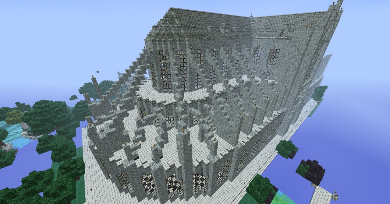 Huge Cathedral Minecraft Map
