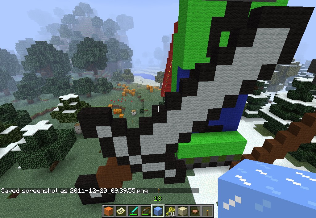 Pixelated Stone Sword Minecraft Map