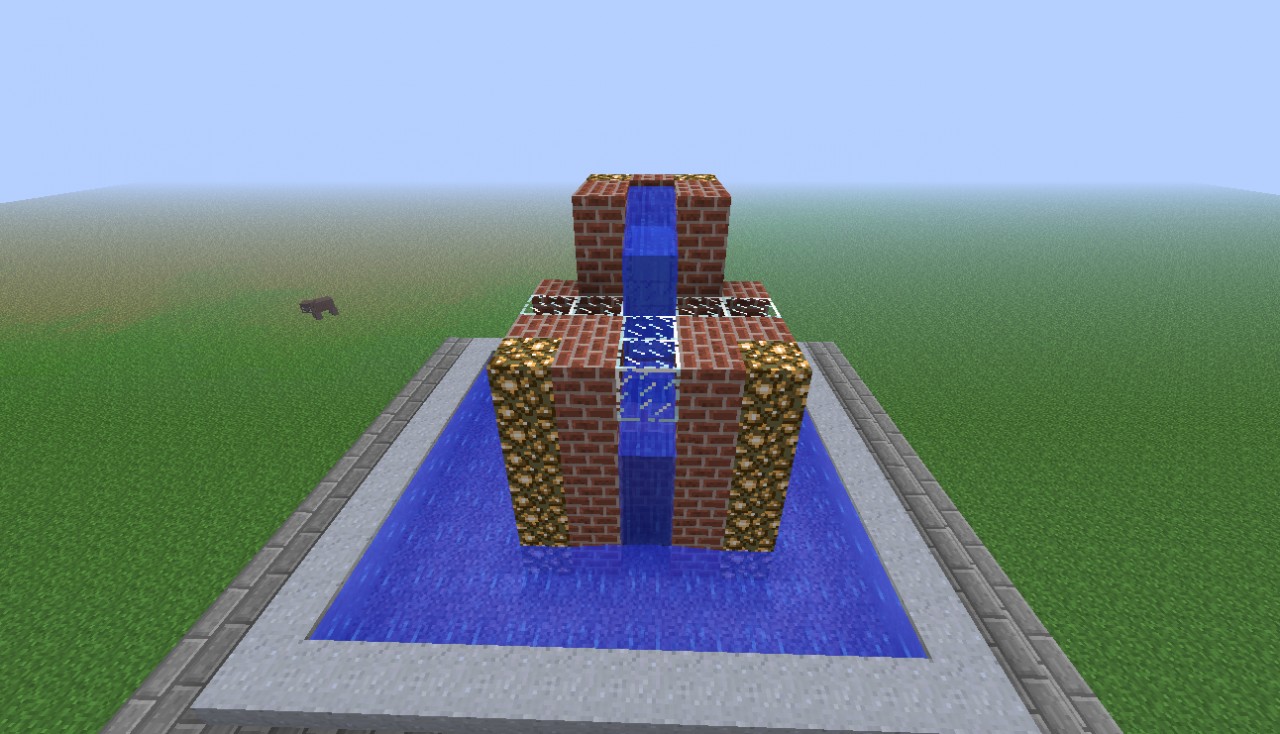 Brick Fountain Minecraft Map