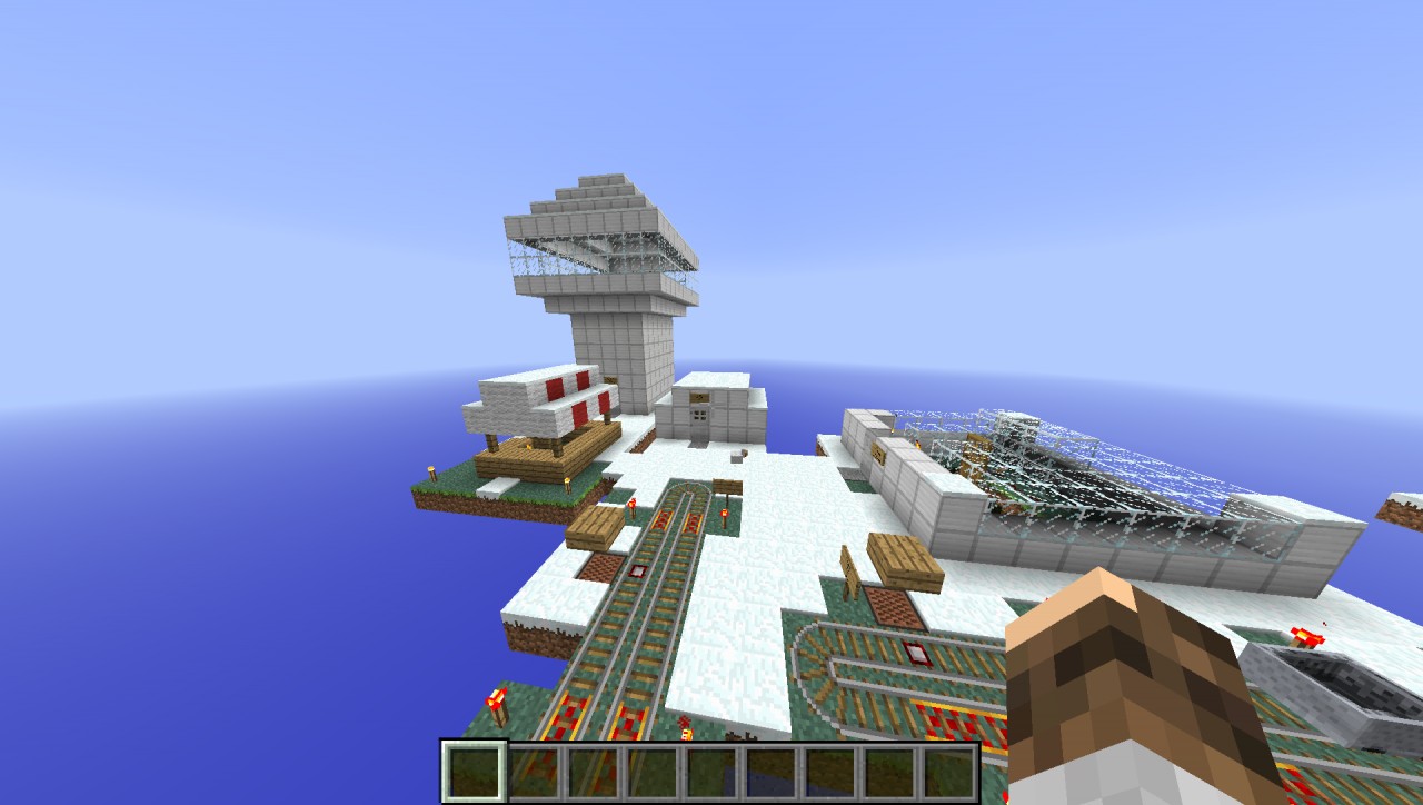 SKY HOUSE !!!!! (my first world) Minecraft Map