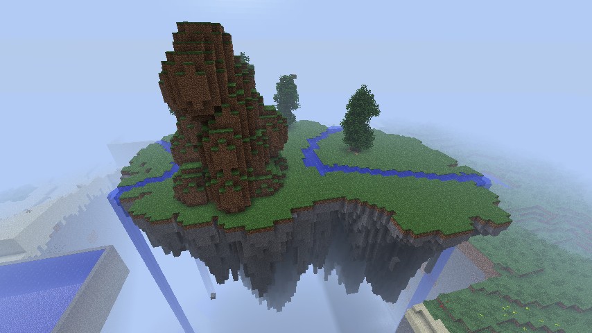 The Floating Island Minecraft Map