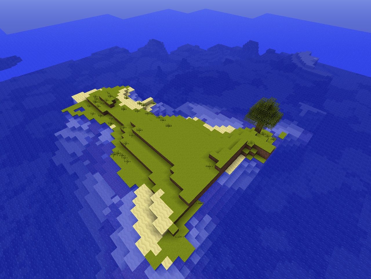 Island survival Minecraft Map