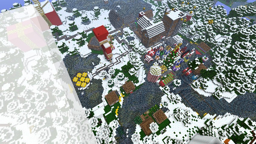 Christmas Town Minecraft Map