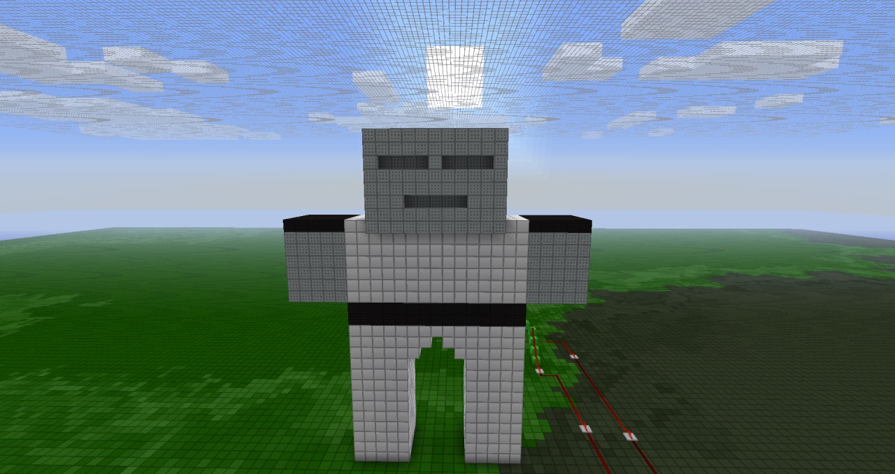 Robot with moving face Minecraft Map