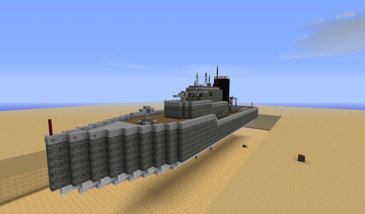 Military Cargo Vessel Minecraft Map