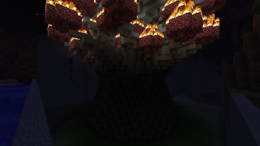Nether tree Minecraft Map