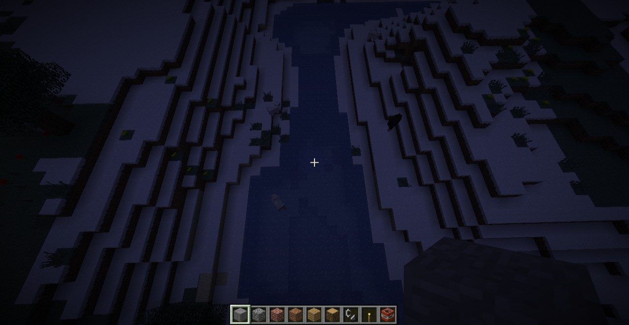 frozen river Minecraft Map