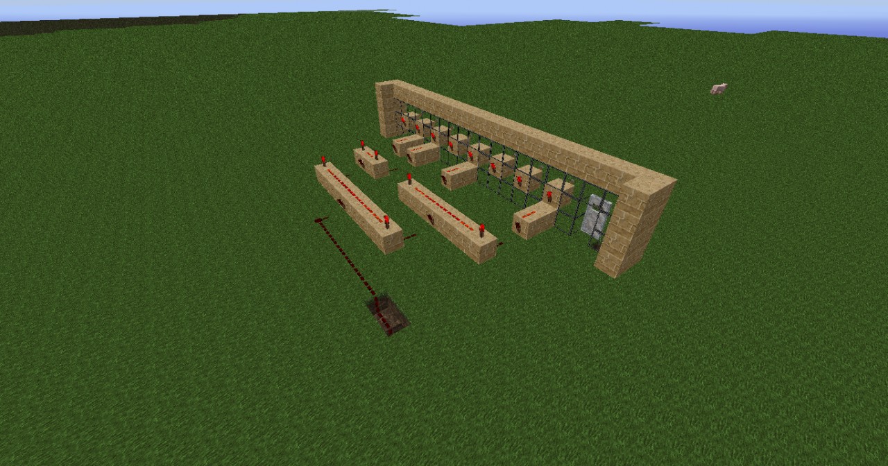 4 Lever Combination Lock Minecraft Map