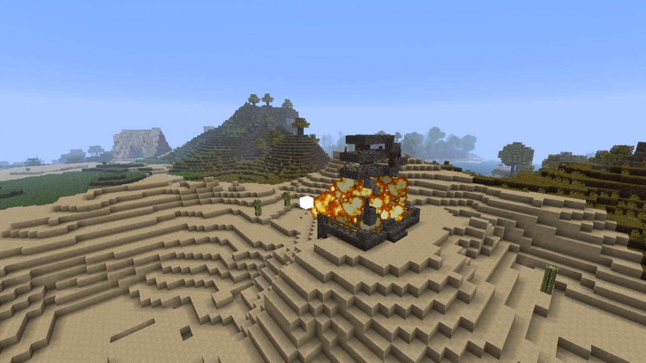 Artillery guns Minecraft Map