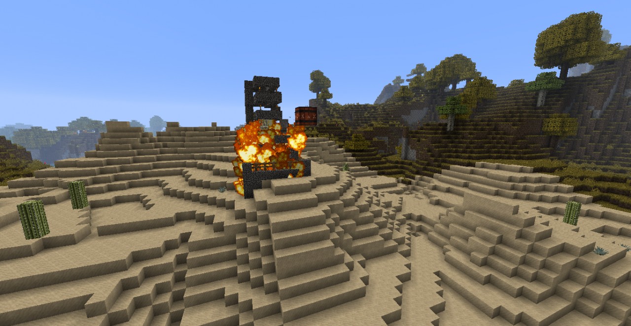 Artillery guns Minecraft Map