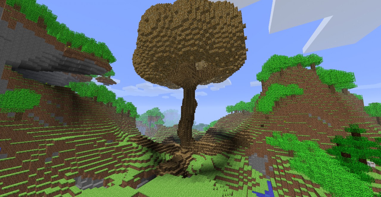 Glowstone Tree Minecraft Map