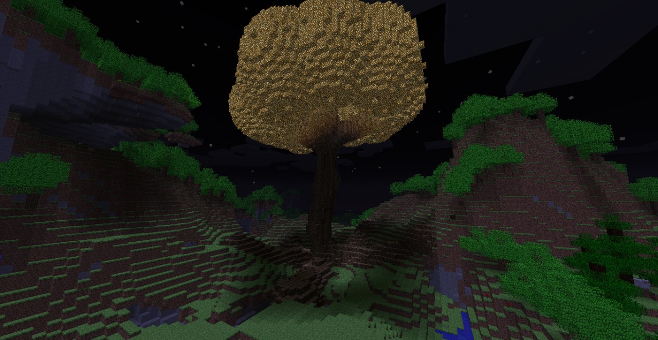 Glowstone Tree Minecraft Map
