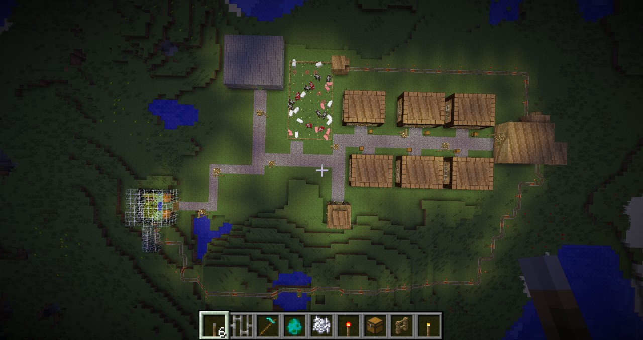 A village for a server Minecraft Map