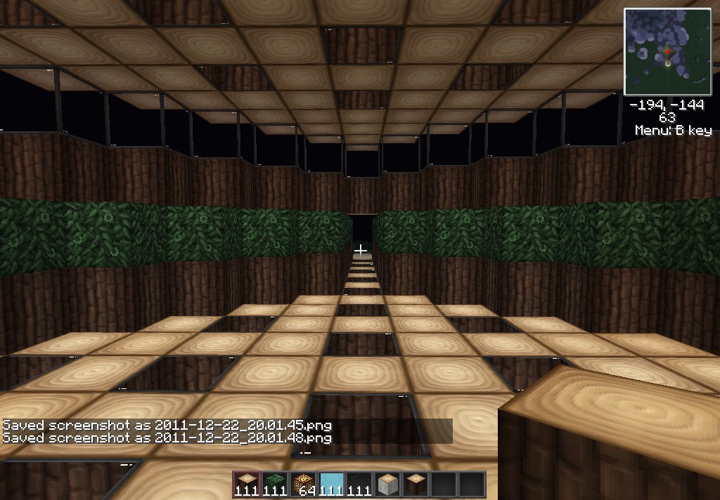 Bush & Wood House Minecraft Map