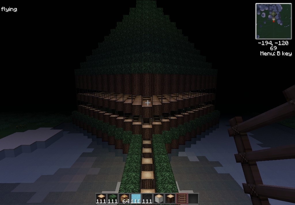 Bush & Wood House Minecraft Map