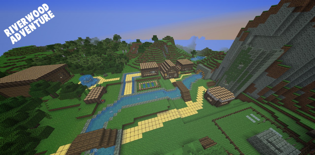 Riverwood adventure map | Easy Minecraft Map