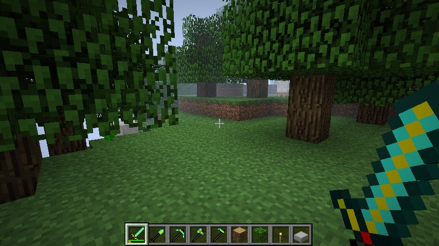 Ornate Diamond Tools Minecraft Texture Pack