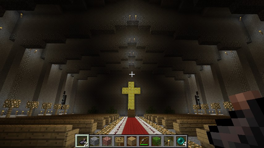 my mini cathedral Minecraft Map