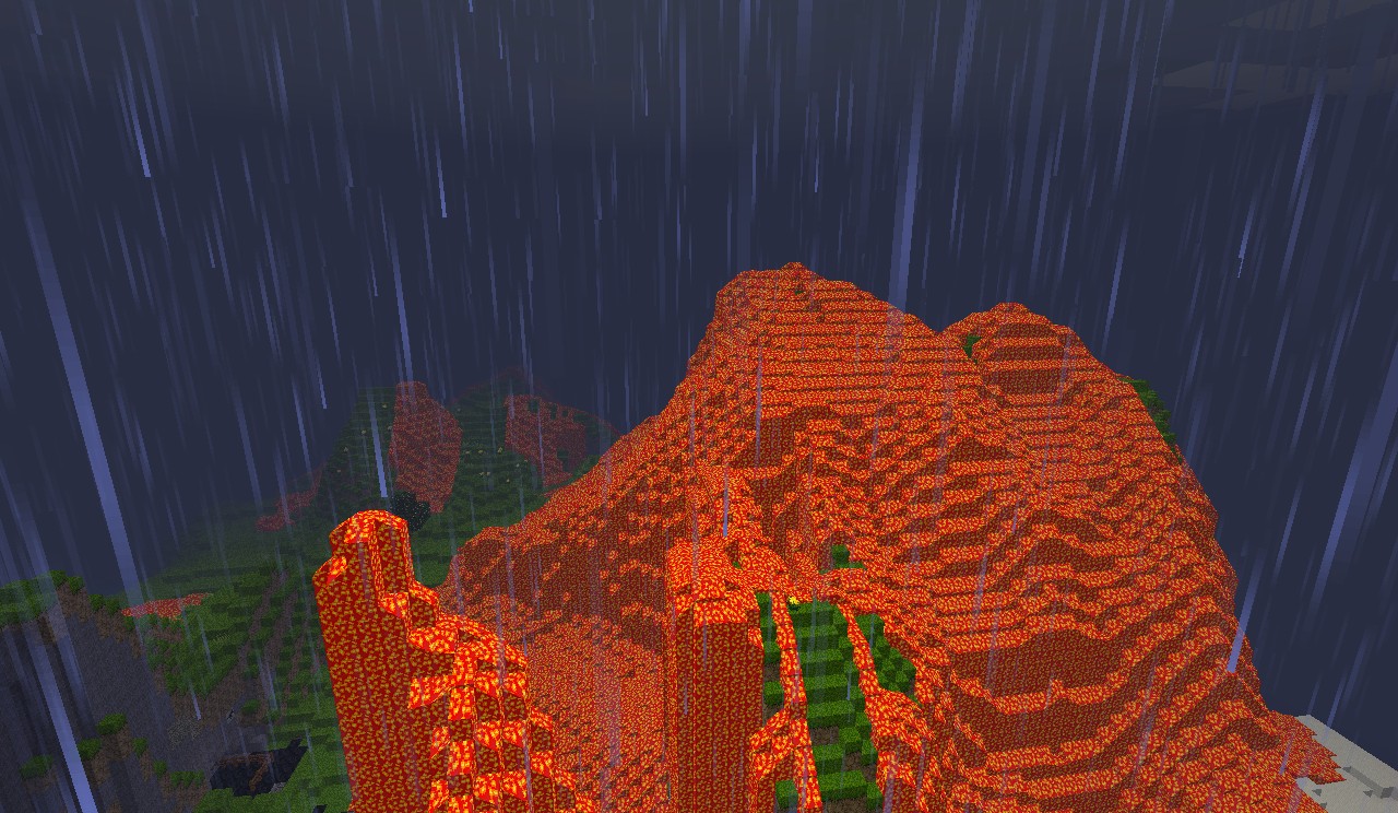 Volcanic panic Minecraft Map
