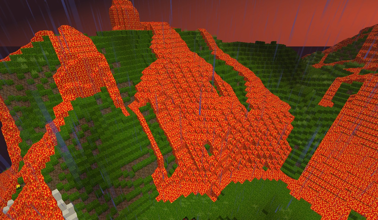 Volcanic panic Minecraft Map