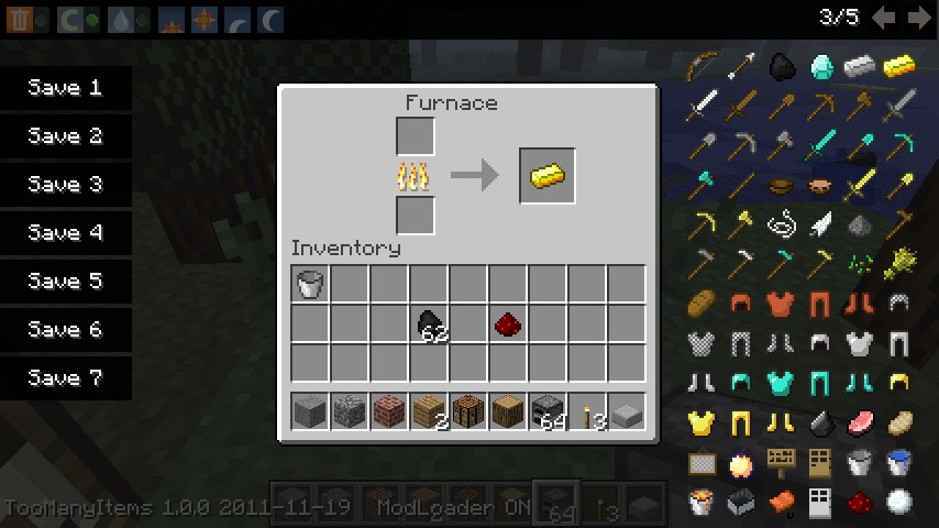 furnacable rare materials Minecraft Mod